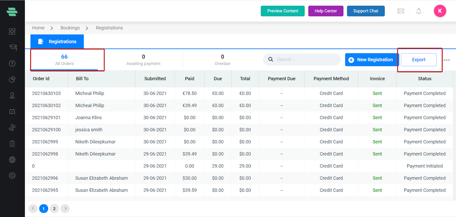 Sales & Finance Report – Mykademy